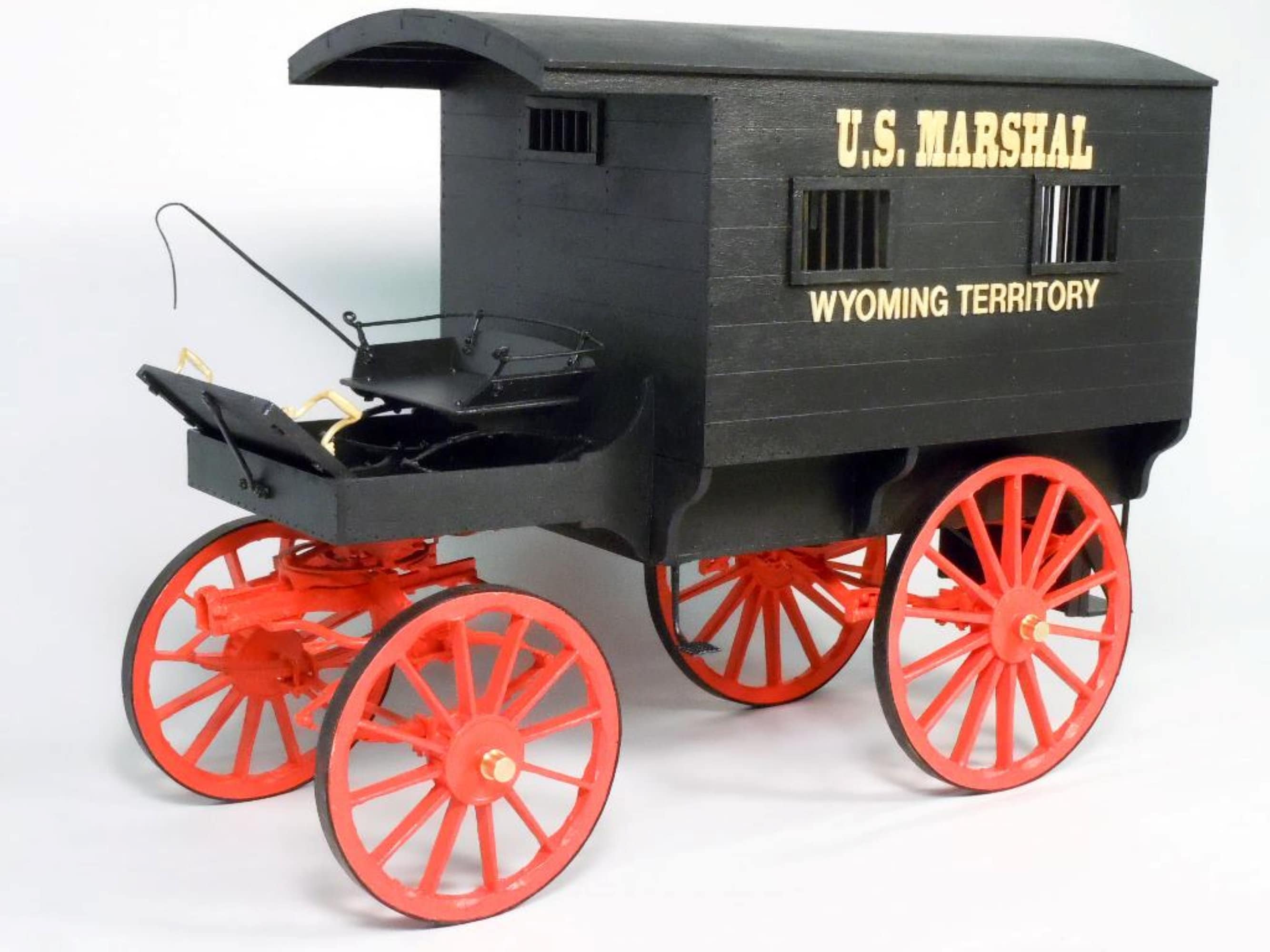Model Trailways U.S. MARSHAL’S JAIL WAGON 1885 Wyoming Territory 1:12 ...