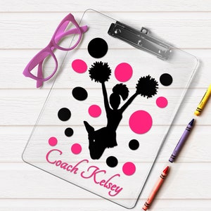 Cheerleading Coach Gift Clipboard, Cheerleader Coach Gift, Coach Gift ...