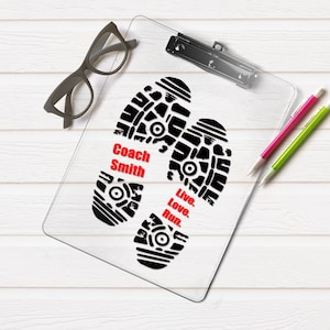 Cross Country Coach Gift Track Coach Gift Personalized Clipboard ...