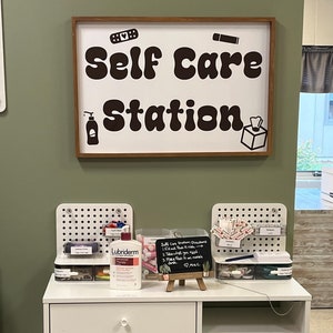 Self Care Station, Decal for School Nurse Office or School Health Aide ...