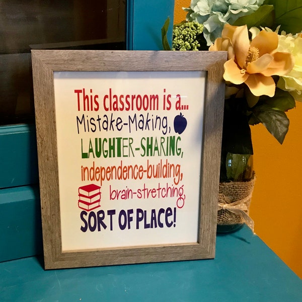 Classroom Rules With Pictures - Etsy