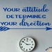 Your Attitude Determines Your Direction Wall Decal, School Classroom ...