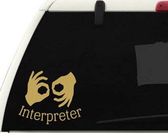 ASL sign language I love you sign vinyl decal for Yeti Cup | Etsy