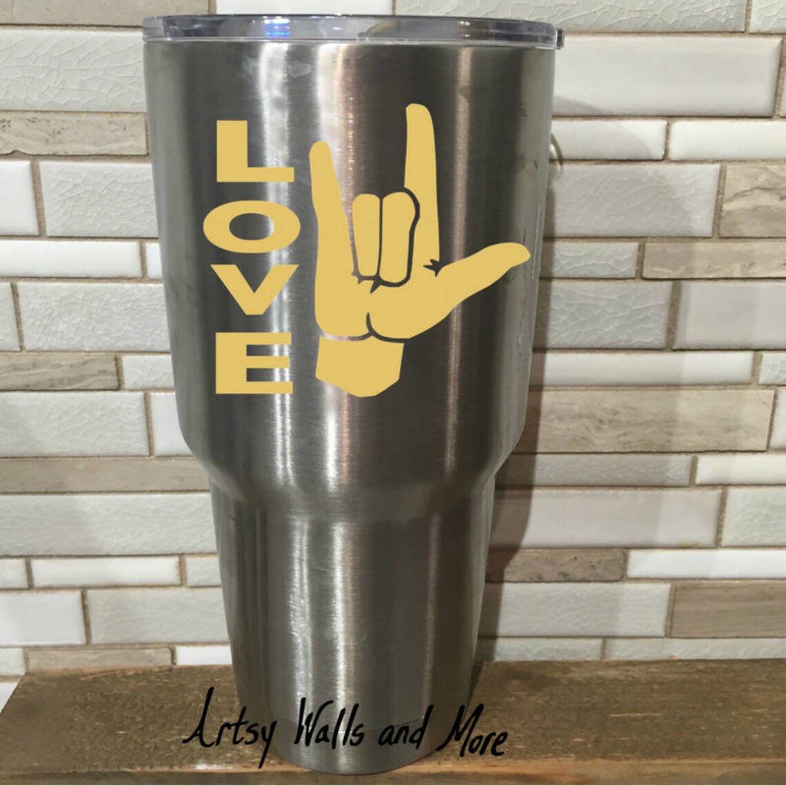 ASL Sign Language I Love You Sign Car Window Decal Also for - Etsy