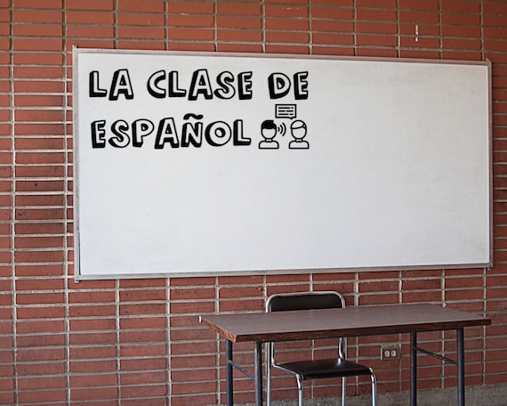 La Clase De Español Decal Spanish Class Decal High School - Etsy