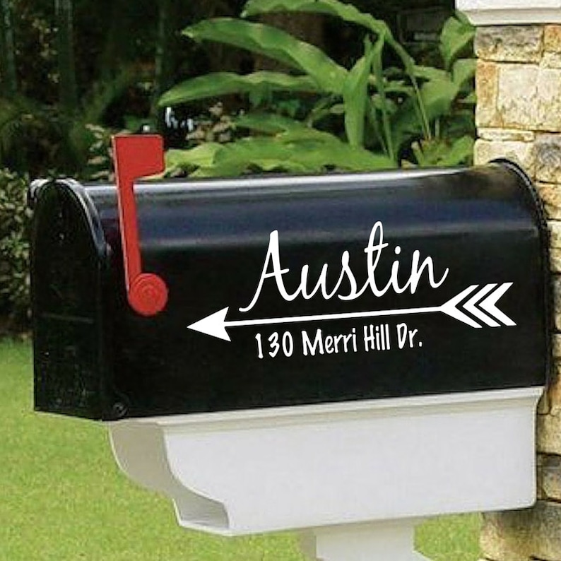 Mailbox Decal Sticker Wedding Mailbox Sticker Country - Etsy