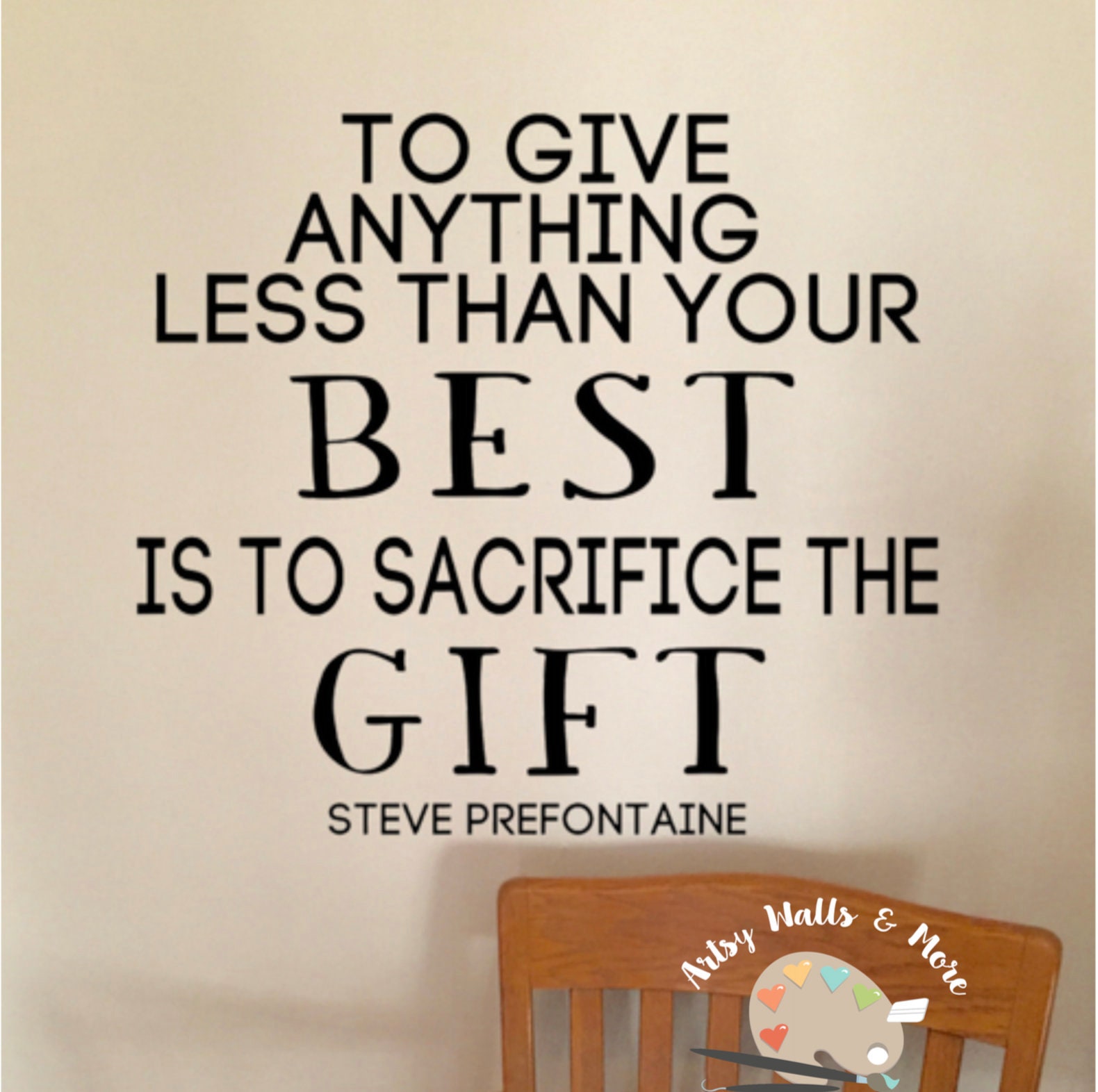 To Give Anything Less Than Your Best is to Sacrifice the Gift | Etsy