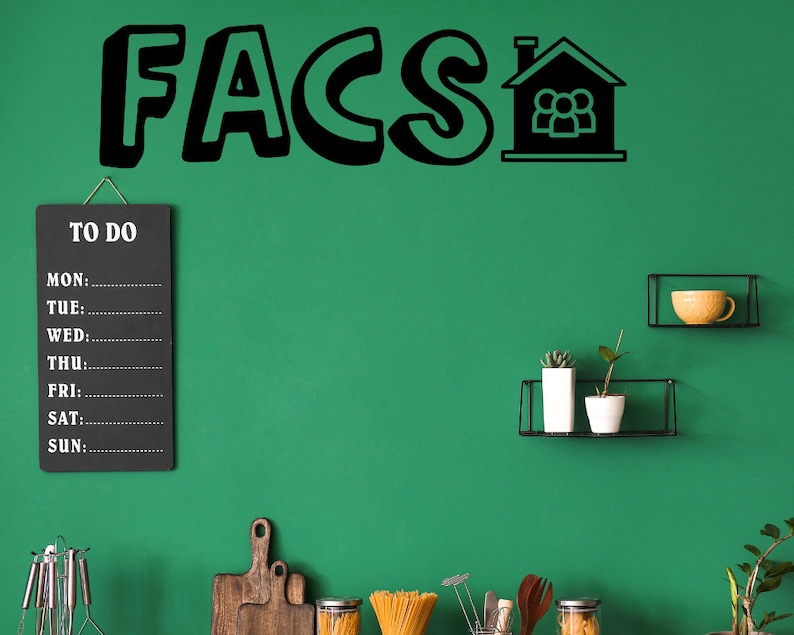 FACS Classroom Decal, Family and Consumer Science Teacher Decal ...