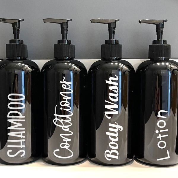 Shampoo Bottles - Etsy