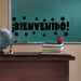 Bienvenido Decal, Mexican Restaurant Window Decal, Spanish Welcome Sign ...