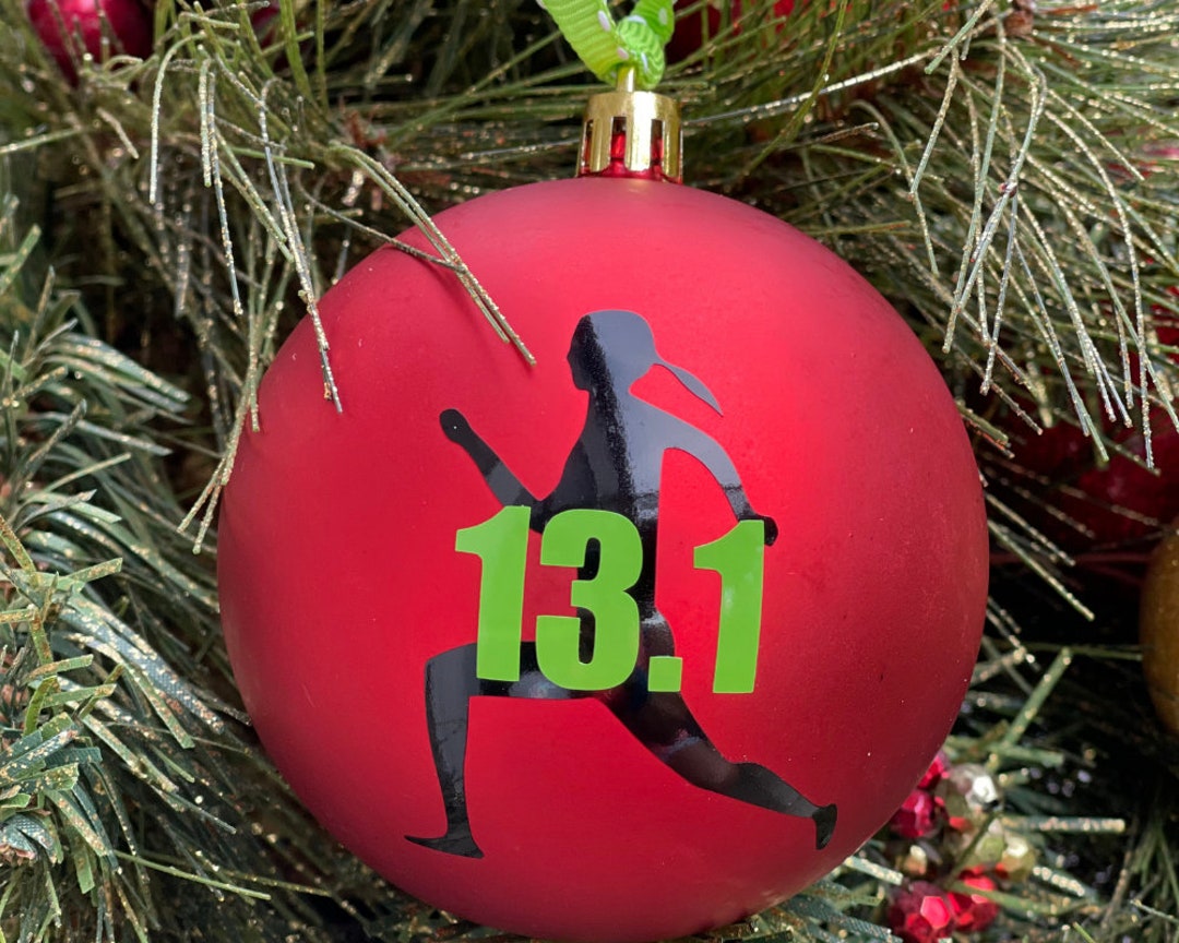 Runner Girl Gift, Runner Man, 13.1 Ornament, 26.2 Gift, Marathon, Half ...