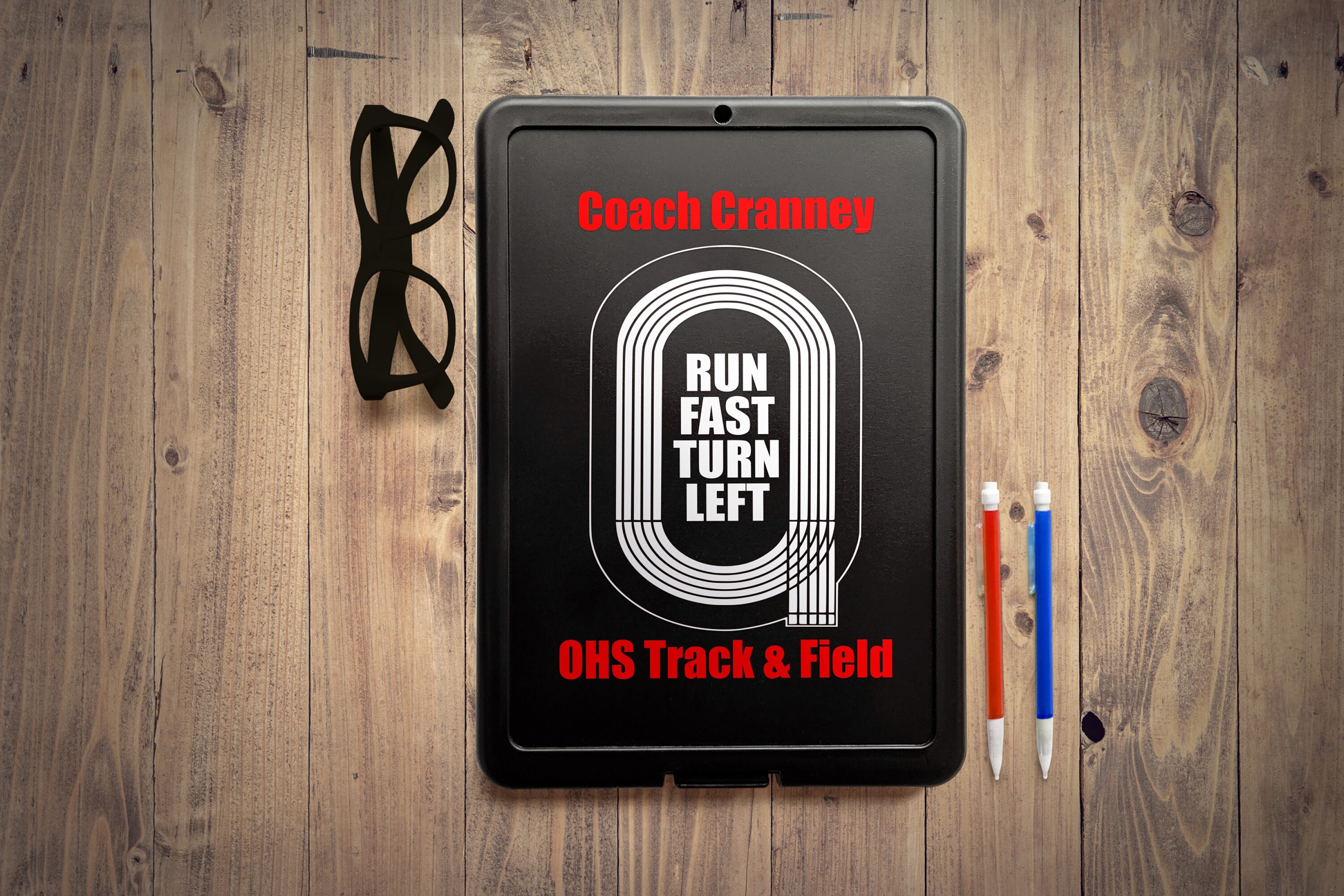 Track and Field Coach Gift Track Coach Gift Run Fast Turn Left ...