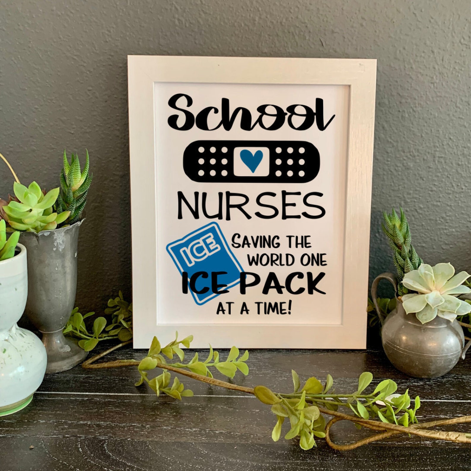 School Nurses Saving the World One Ice Pack at a Time Picture - Etsy