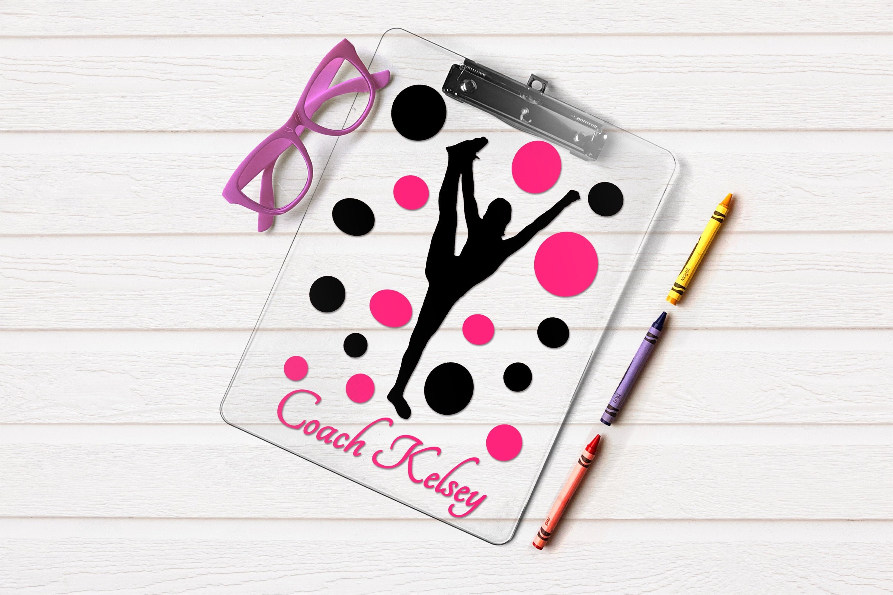 Cheerleading Coach Gift Clipboard, Cheerleader Coach Gift, Coach Gift ...