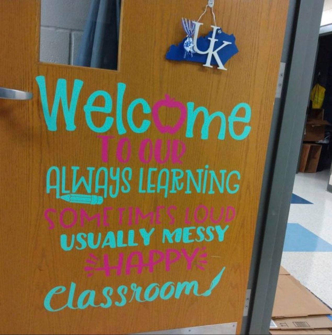 Welcome to Our Classroom Door Decal Sticker Welcome Quote for - Etsy