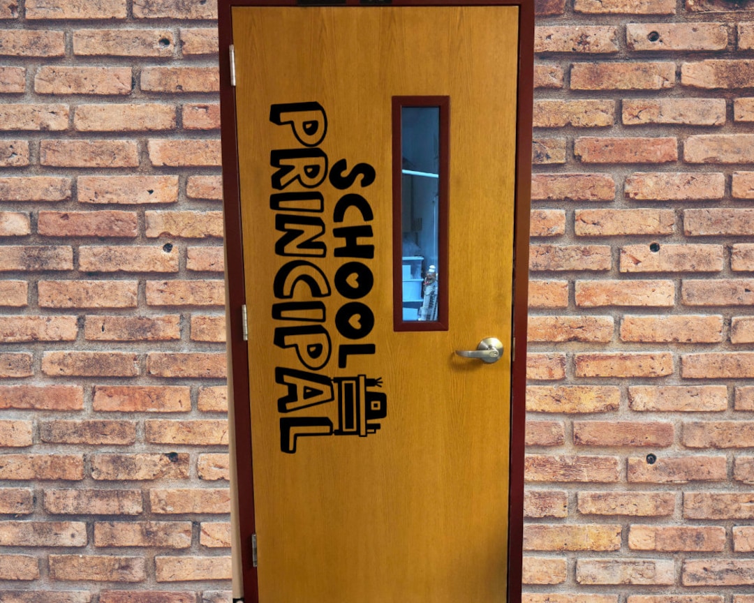 School Principal Decal, Principal Door Decoration, School Principal ...
