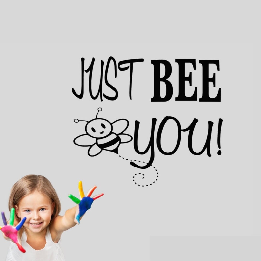 Classroom Wall Decal, Just BEE You, School Wall Vinyl Decal, Teacher ...