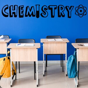 Chemistry Decal, Chemistry Teacher, Classroom Door Decal for Chemistry ...