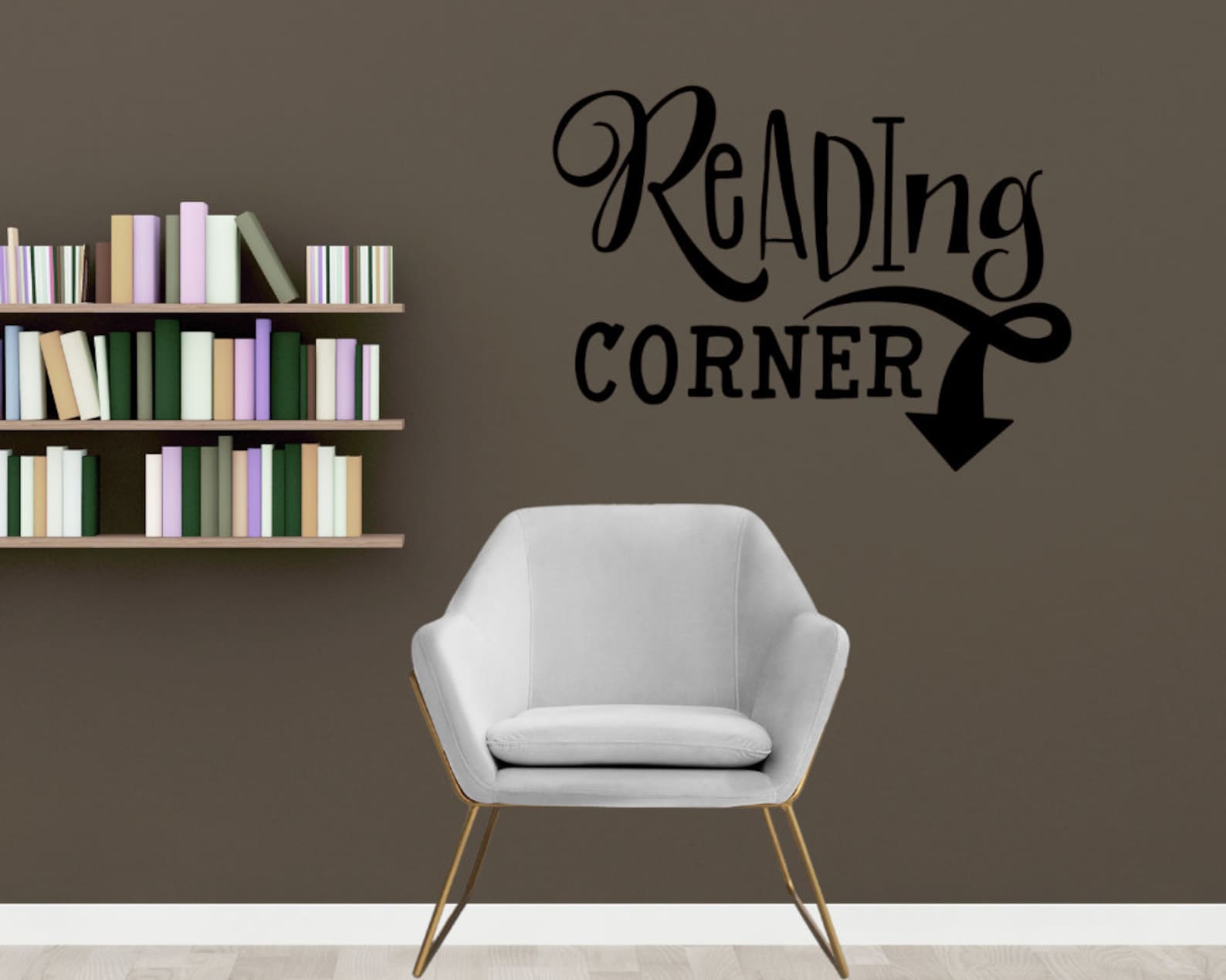 Reading Corner Decal Reading Nook Wall Decal Back to School - Etsy