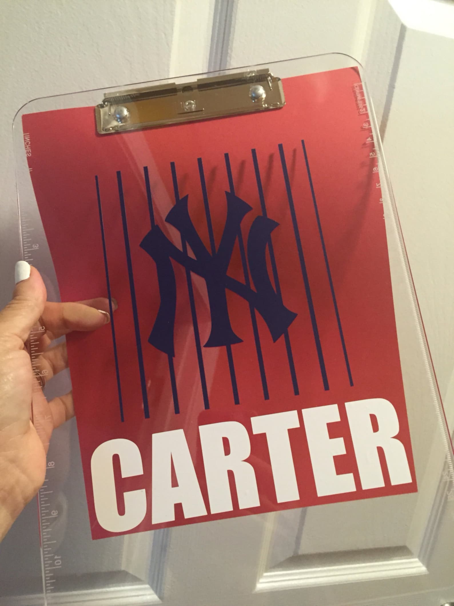 New York Yankees Gift Clipboard, New York Yankees Baseball Fan Gift ...