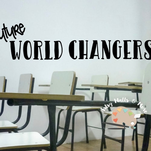 Future World Changers Classroom Door Vinyl Wall Decal - Etsy