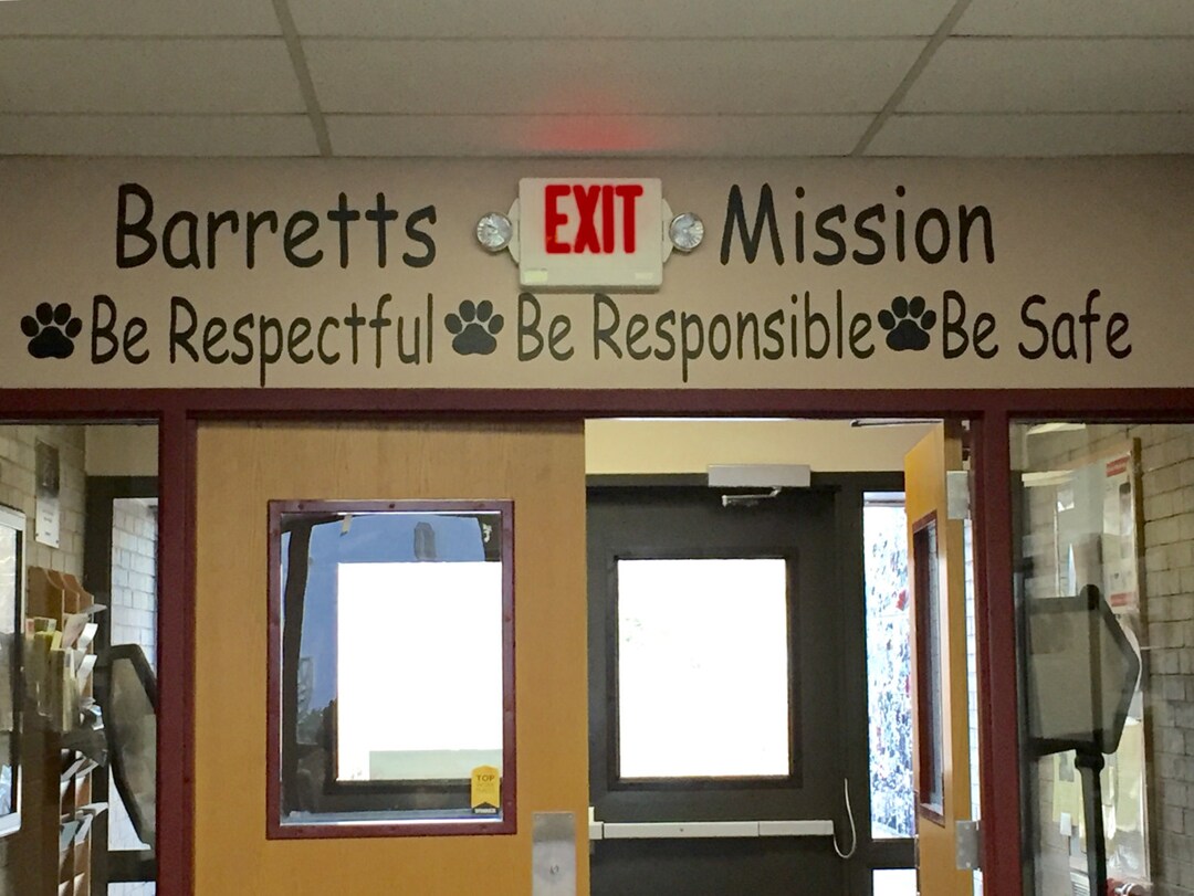 School Mission Statement Decal, Create Your Own Quote, Design Wall ...