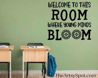Young Minds Bloom Where Bulletin Board - Etsy
