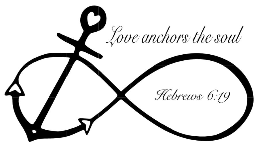 Infinity Vinyl Decal Faith Love Blessed Add-a-name - Etsy