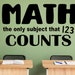 Math is the Only Subject That Counts Decal, Math Teacher Decal, Math ...