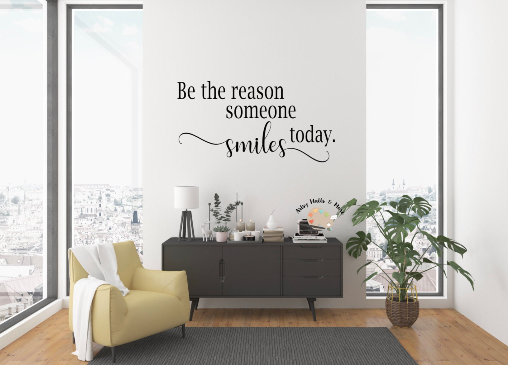 Be the Reason Someone Smiles Today Wall Vinyl Decal Classroom - Etsy