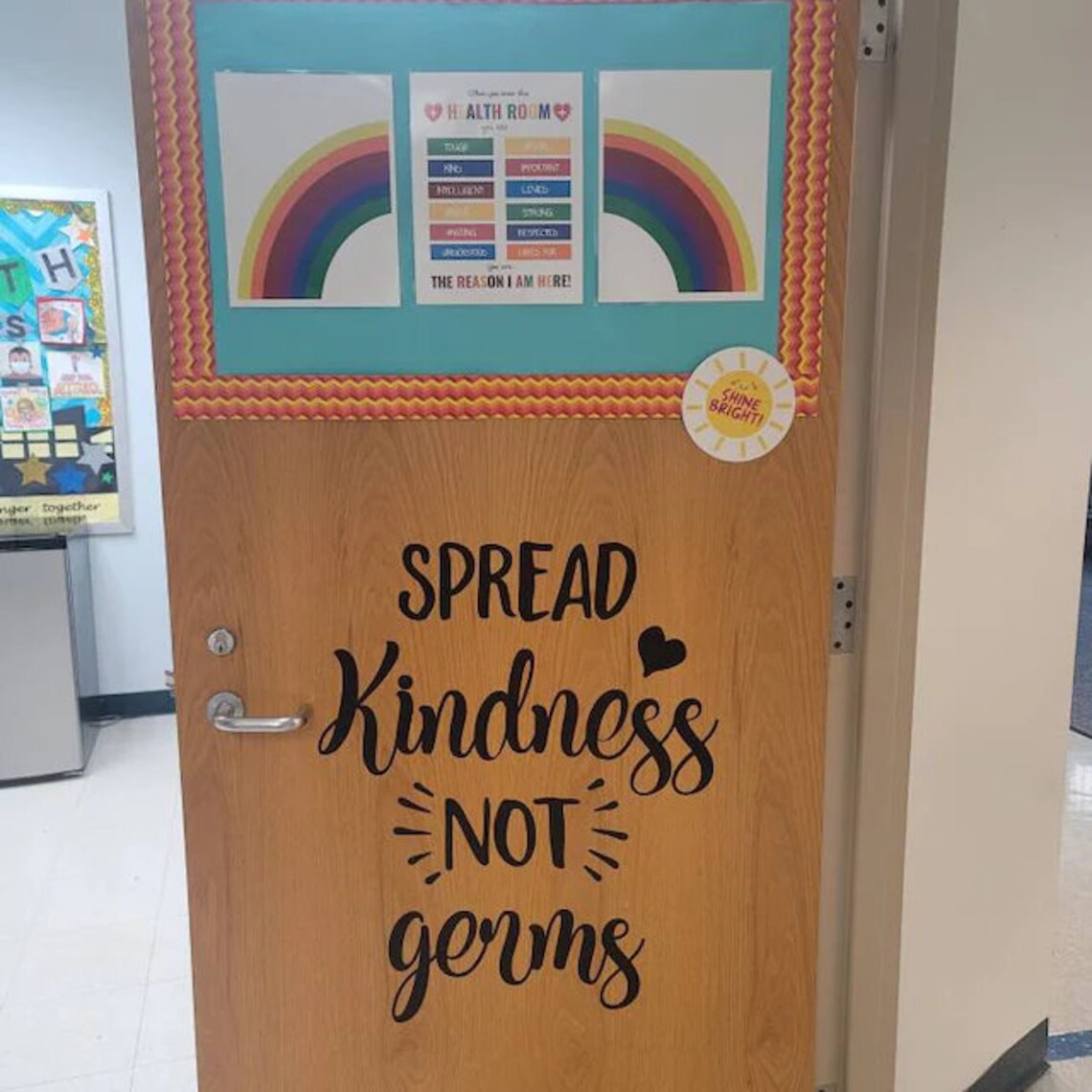 Spread Kindness Not Germs Decal School Nurse Decor Nurse - Etsy