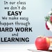 In Our Class We Don't Do Easy We Make Easy Happen...decal - Etsy