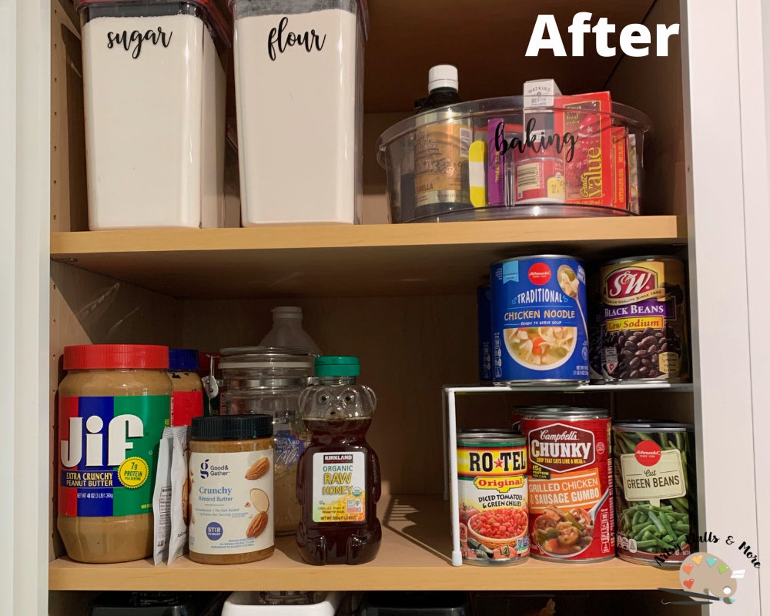 Canister Labels Pantry Labels Kitchen Labels Custom Labels | Etsy