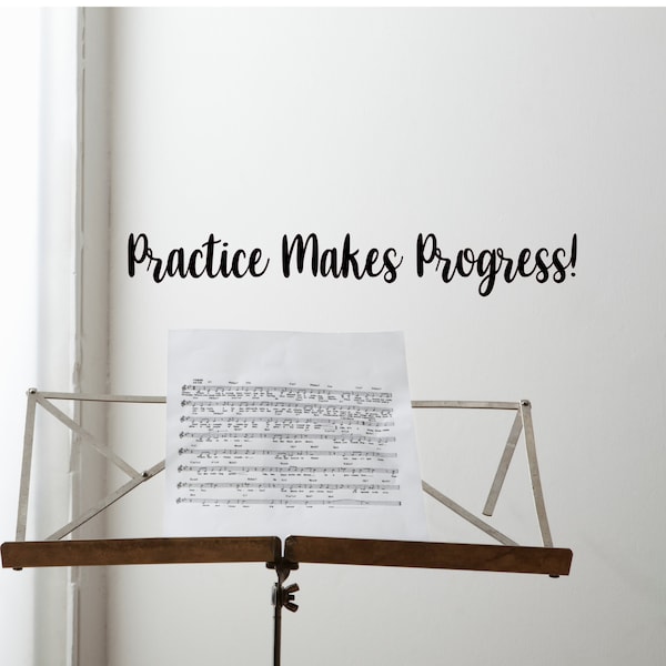 Practice Room Decal - Etsy