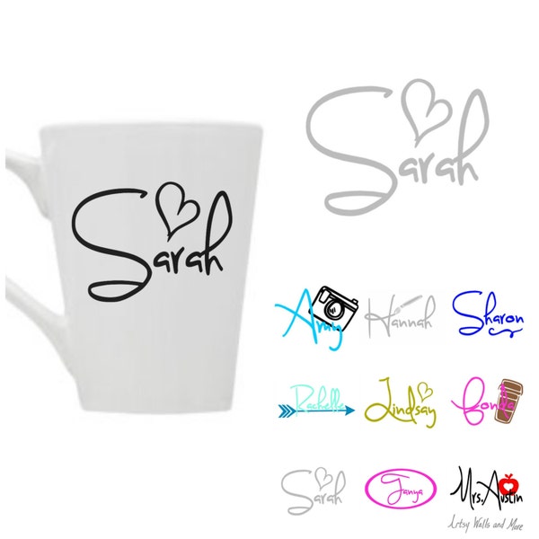Coffee Cup Decal - Etsy
