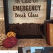 Shadow Box-in Case of Emergency Break Glass, Coffee Shadow Box, Coffee ...