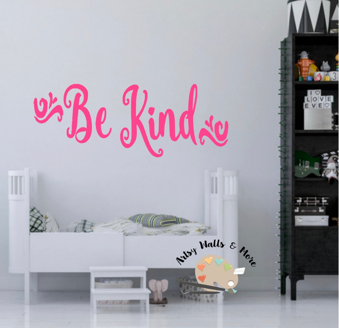 Be Kind Vinyl Wall Decal Sticker Decal Kindness Decal Christian Wall ...