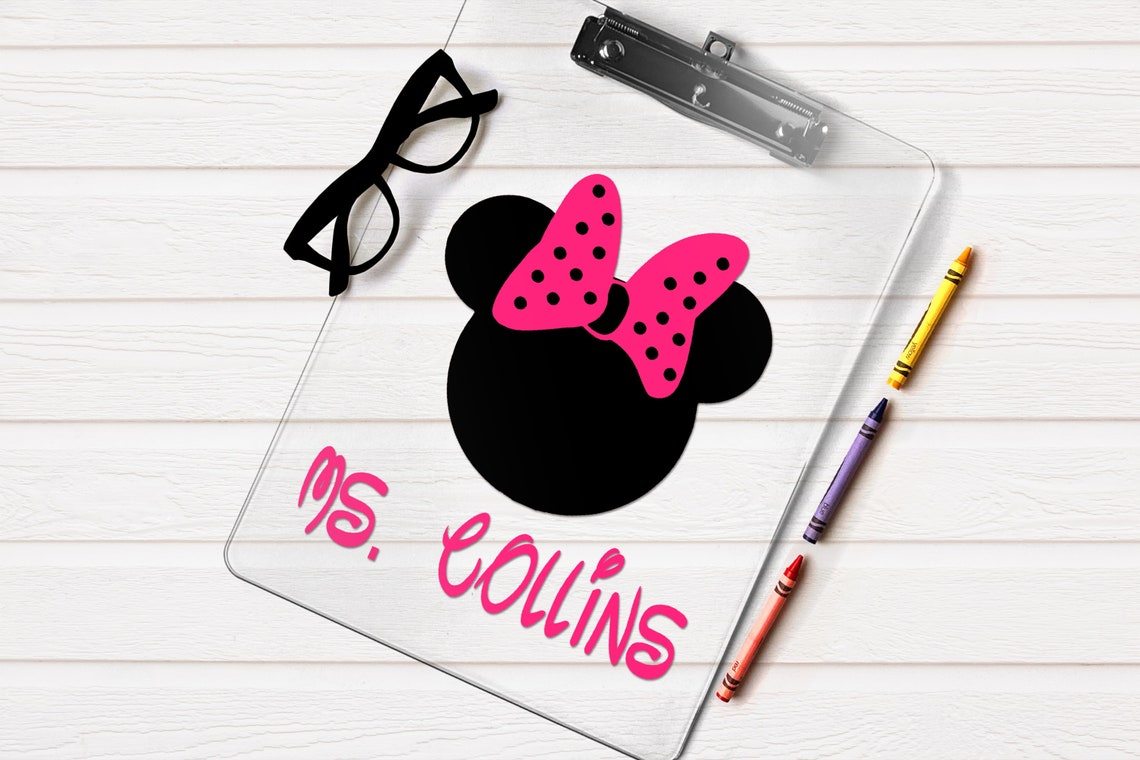 Minnie Mouse Gift Clipboard Teacher Appreciation Gift, Minnie Mouse ...