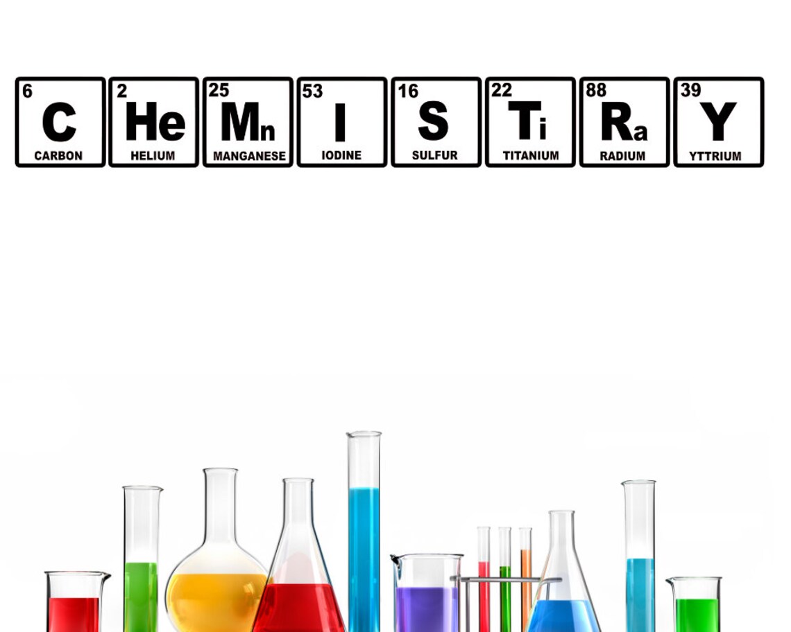 Chemistry Decal With Periodic Table Chemistry Teacher Decal - Etsy