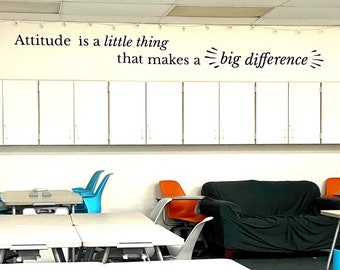 Your Attitude Determines Your Direction Classroom Door Vinyl - Etsy