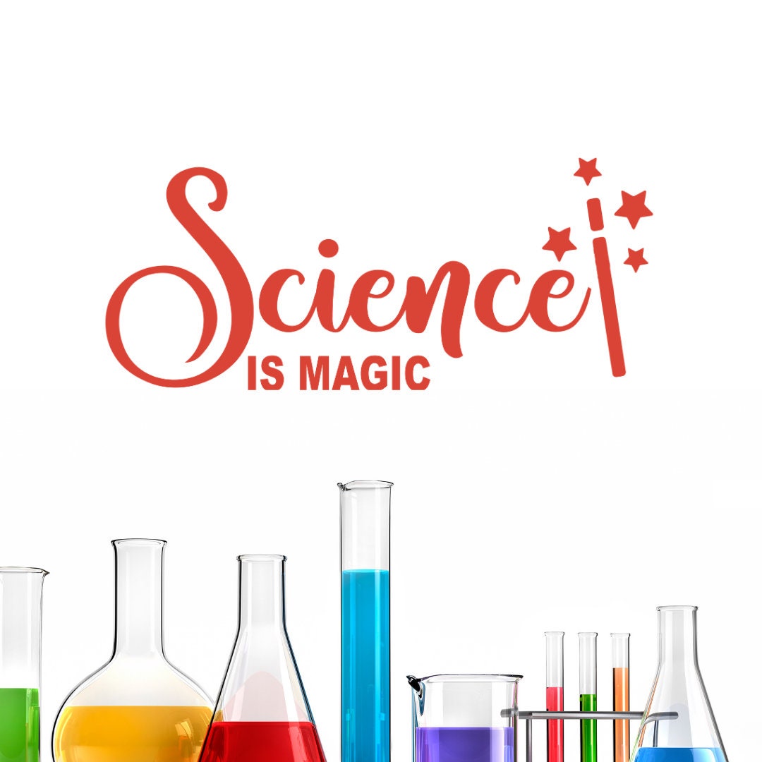 Science Decal, Science is Magic Decal, Science Classroom Door Decal ...