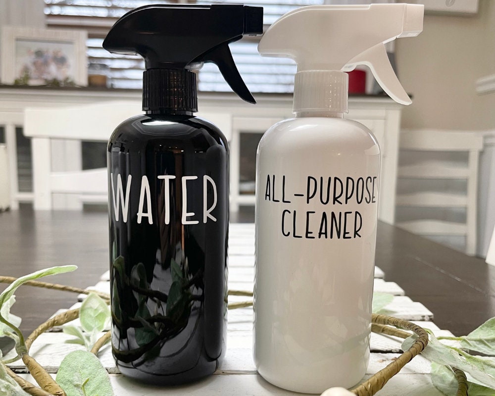 Household Cleaner Spray Bottle Kitchen Bottles Cleaning | Etsy