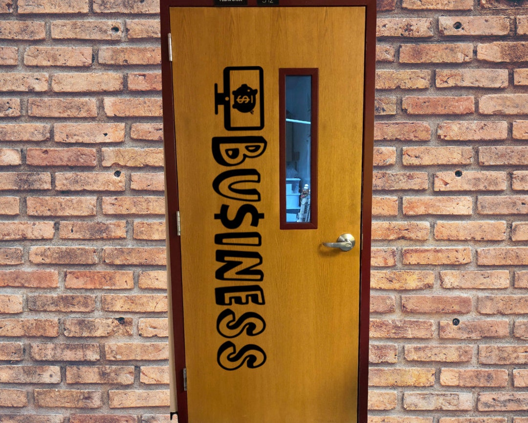Business Decal, High School Business Teacher Decor, Business Teacher ...