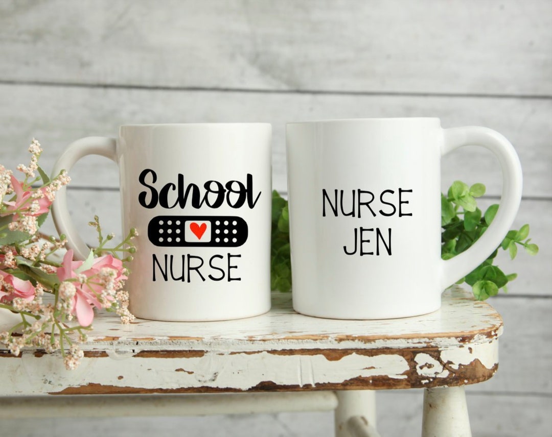 School Nurse Coffee Cup Mug, School Nurse Coffee Mug, Nurse ...
