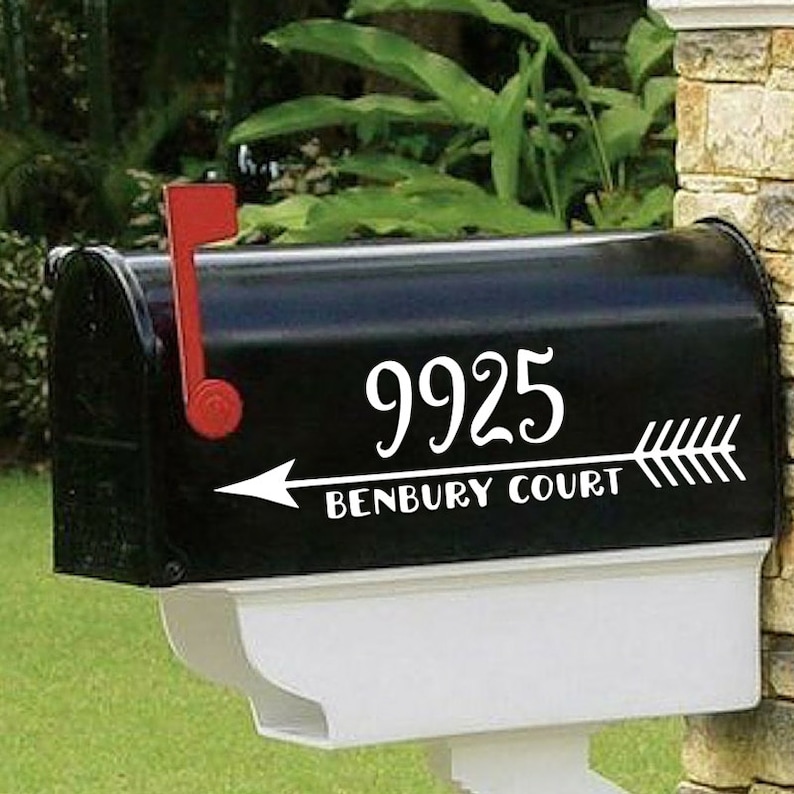 Mailbox Decal Sticker Wedding Mailbox Sticker Country - Etsy