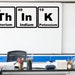 THINK Decal With Periodic Table of Elements, Science Classroom Decor ...