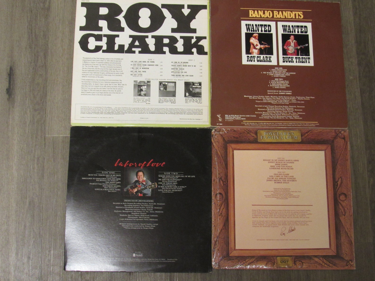 Vintage Rare Lot 4 12 ROY CLARK' family - Etsy