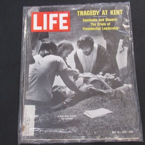 Vintage Rare LIFE Magazine May 15, 1970 "kent STATE Tragedy" Sealed ...
