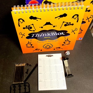Mattel THINKBLOT Board Game From the Inventor of Pictionary - Complete ...