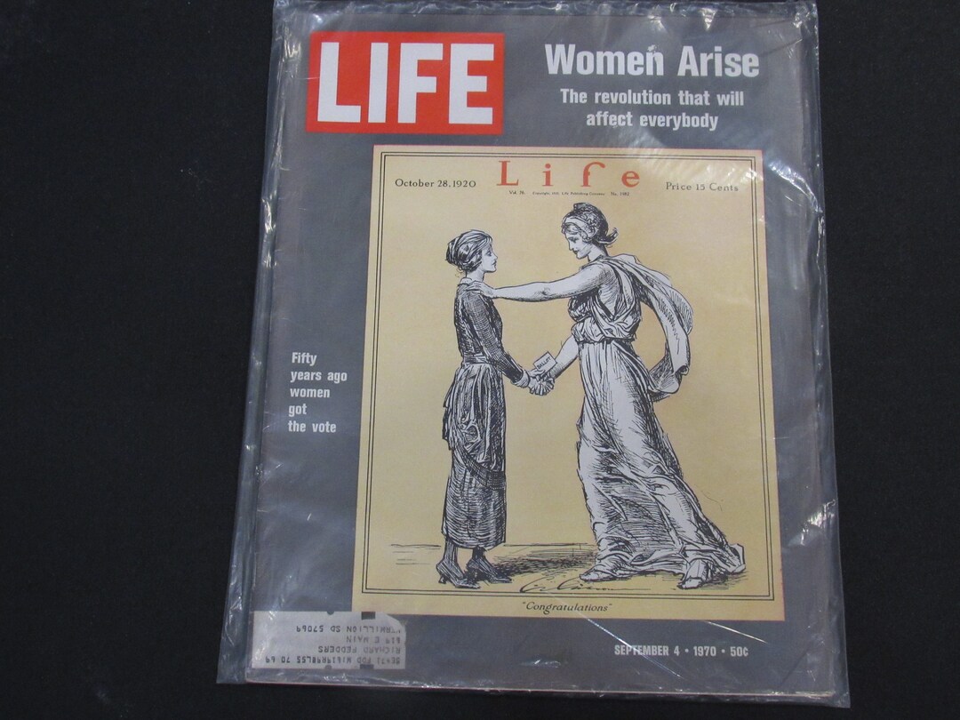 Vintage Rare LIFE Magazine September 4, 1970 "women Arise" Sealed ...